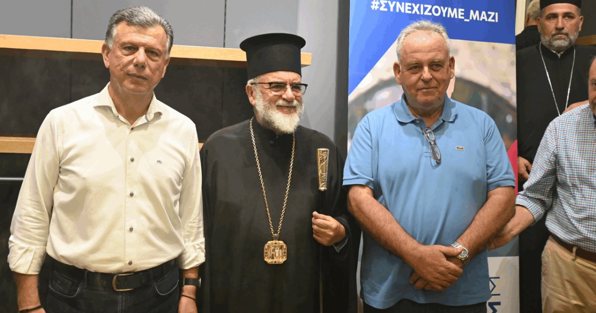 Ο αγιασμός του εκλογικού κέντρου της παράταξης ''Ισχυρή Κως ...